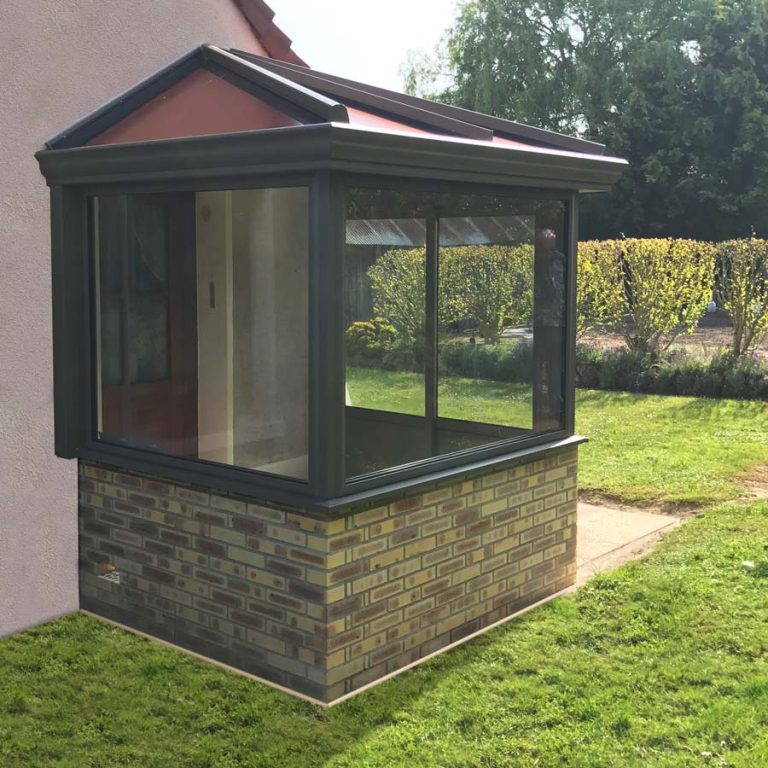 Sas d'entrée en aluminium sur mesure - Rénoval Véranda