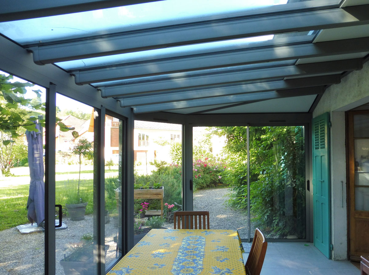 Véranda verrière à Saint-Jorioz (74) - Rénoval Véranda